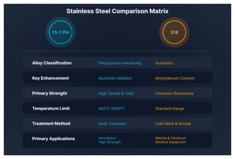 15-7 PH Stainless Steel Vs. 316: What's The Difference? | Artizono