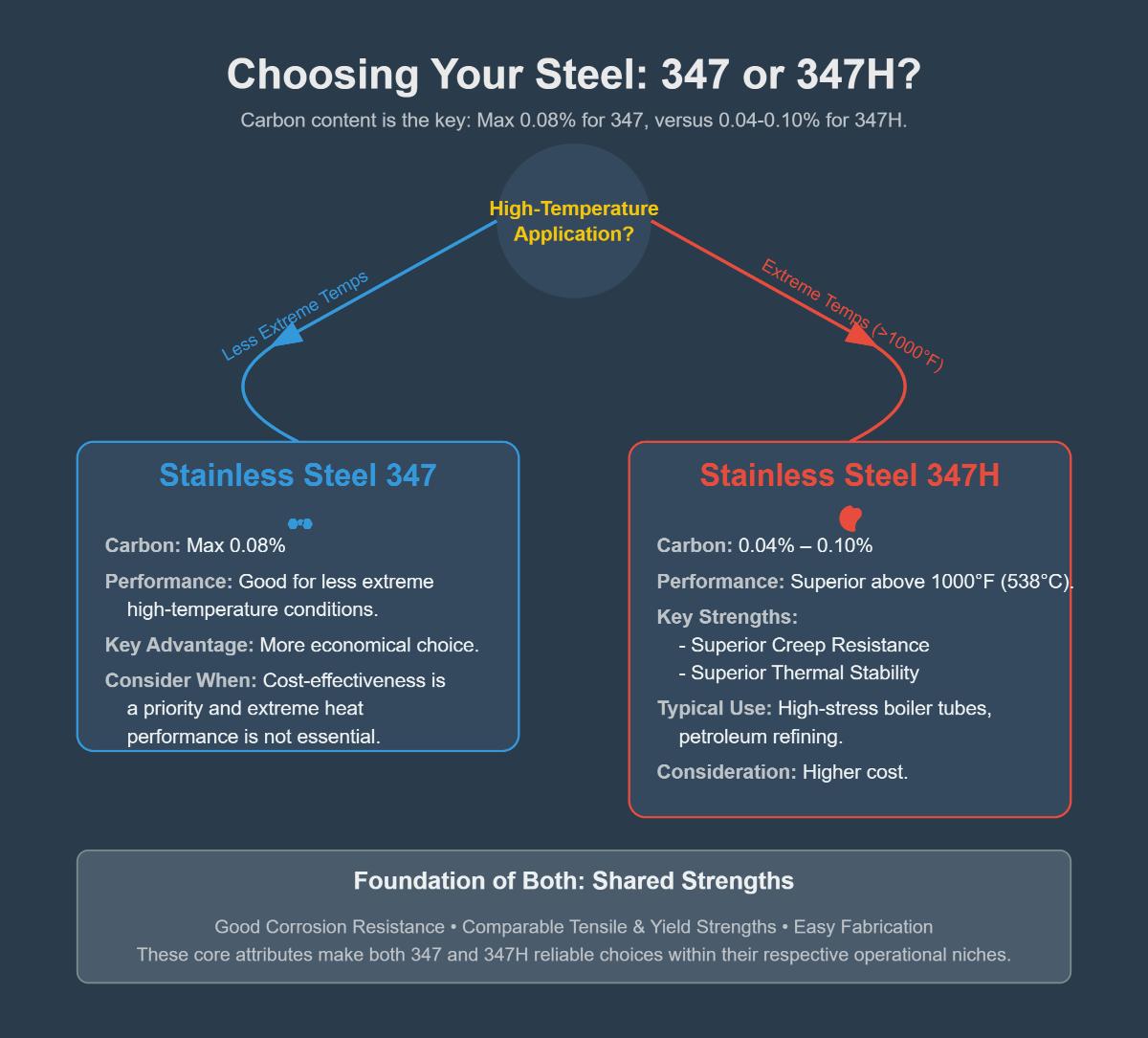 347 Vs 347H Stainless Steel: A Comprehensive Comparison | Artizono