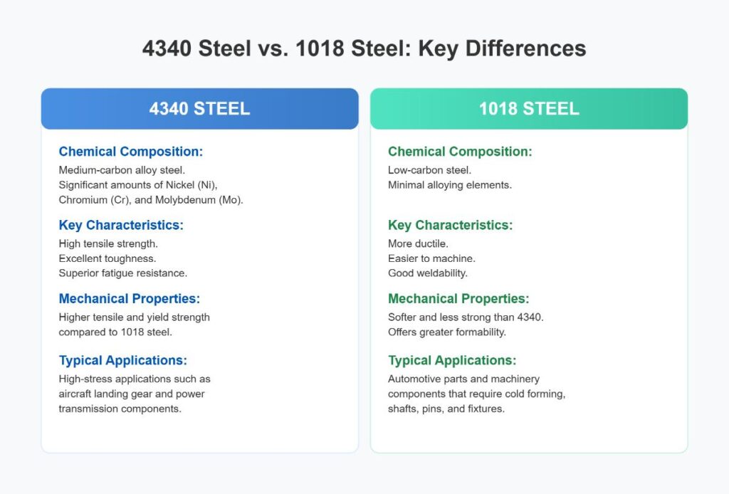 4340 Steel Vs 1018 Steel: Comprehensive Comparison | Artizono