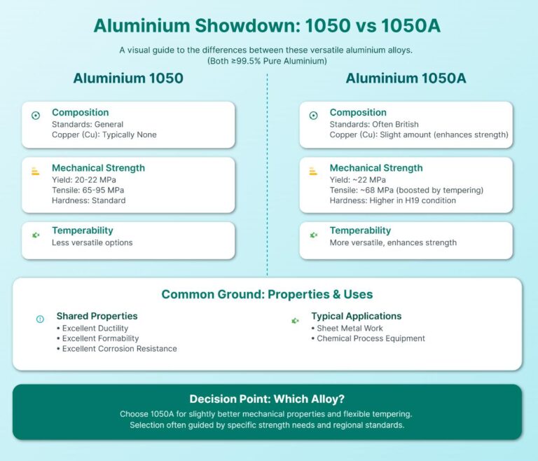 Aluminium 1050 Vs 1050A: What's The Difference? | Artizono