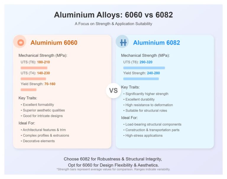 Aluminium 6060 Vs 6082: Comprehensive Material Comparison | Artizono