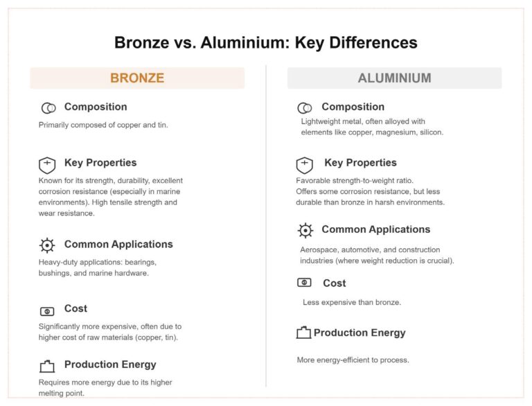 Bronze Vs Aluminium: What's The Difference? | Artizono