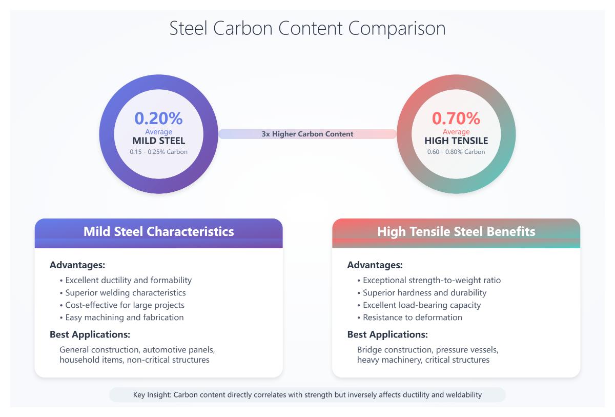 Comparing High Tensile Steel And Mild Steel: Key Differences And ...