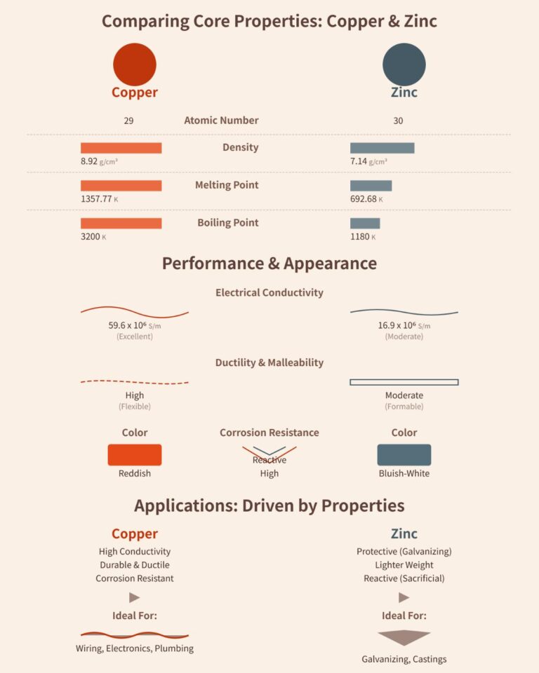Copper Vs Zinc: Understanding Their Properties, Uses, And Health ...