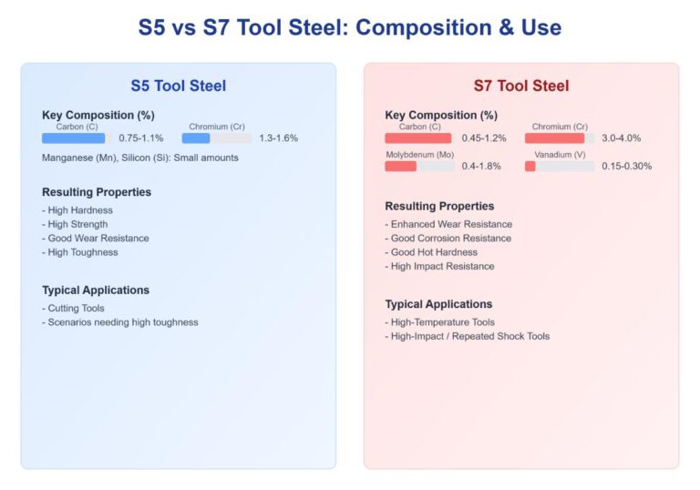S5 Vs S7 Tool Steel: Comprehensive Comparison Guide | Artizono