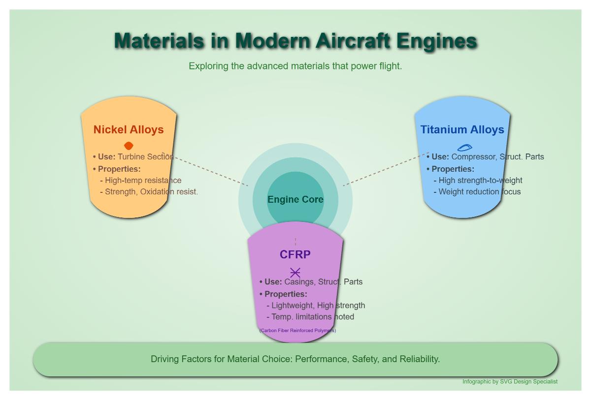 Comprehensive Guide To Materials Used In Aircraft Engines | Artizono
