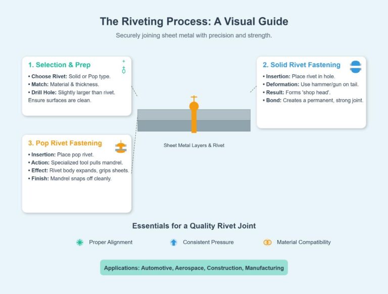 Step-by-Step Guide To Sheet Metal Riveting | Artizono